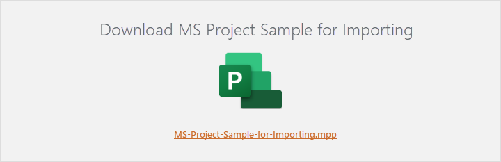 Import your MS Project plan into Office Timeline Online