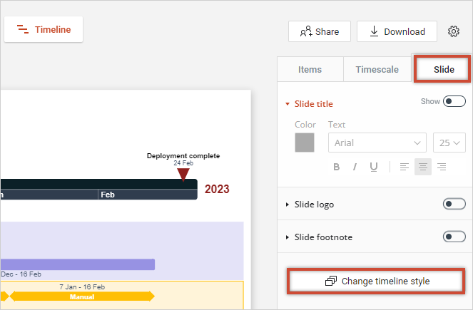 Office Timeline Online Quick-Start