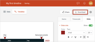 Office Timeline Online Quick-Start