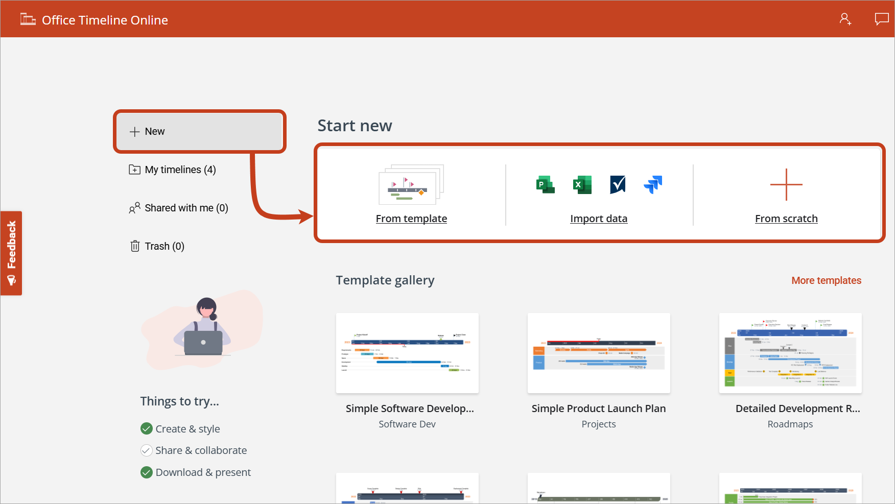 How to import Excel data into Office Timeline Online