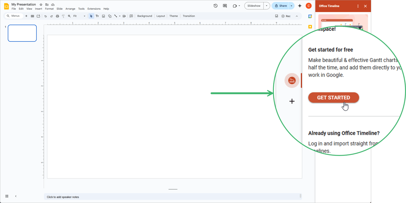 How to use Office Timeline Online for Google Slides™