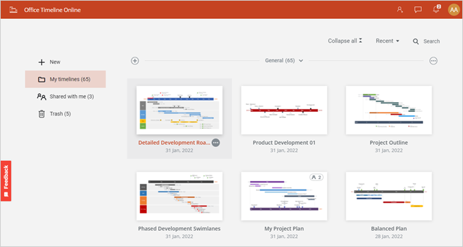 Export your timeline data to Excel