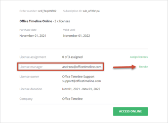 How to revoke your license manager role