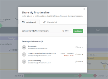 Office Timeline Online Quick-Start